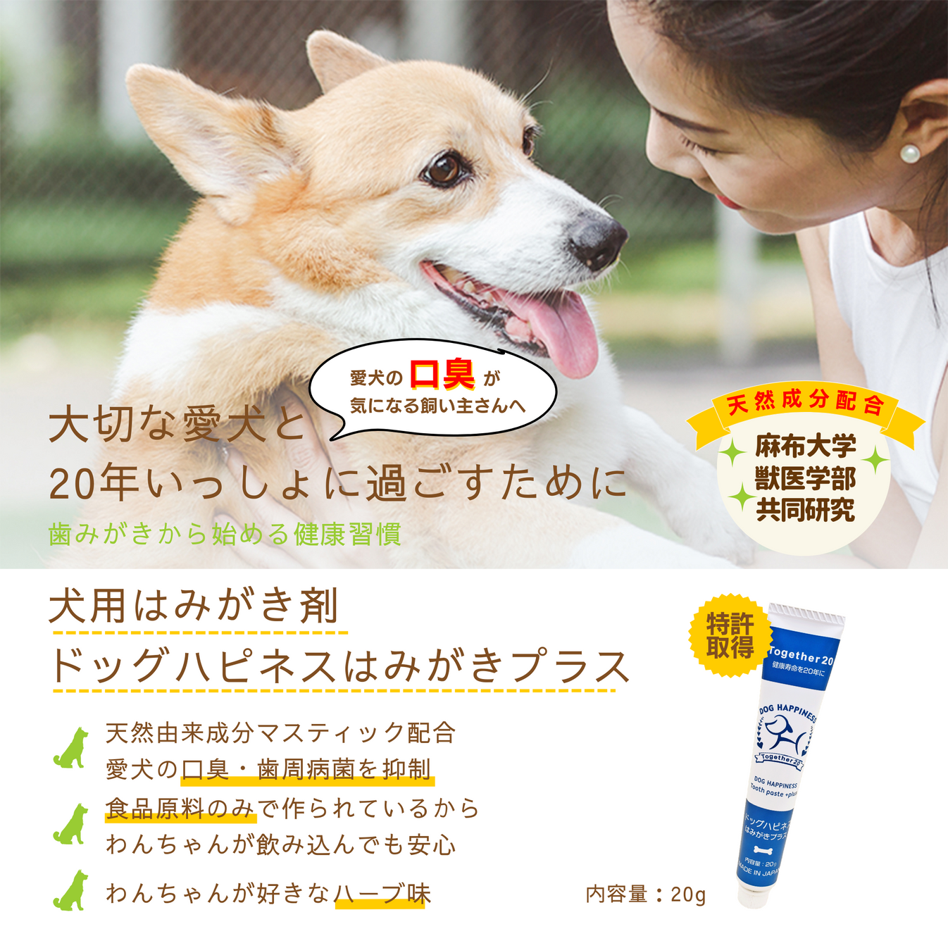 犬用歯磨きジェル ドッグハピネスはみがきプラス – PET HAPPINESS 公式